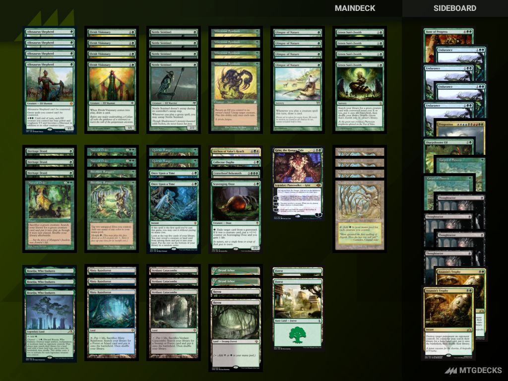 Legacy Elves deck by Okuda Masateru • MTG DECKS