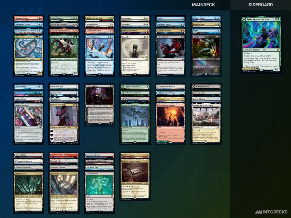Brawl Esika, God of the Tree deck by MTGA-Assistant-Meta • MTG DECKS