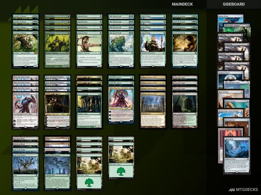 Pioneer Green Devotion deck by PentaWatt • MTG DECKS