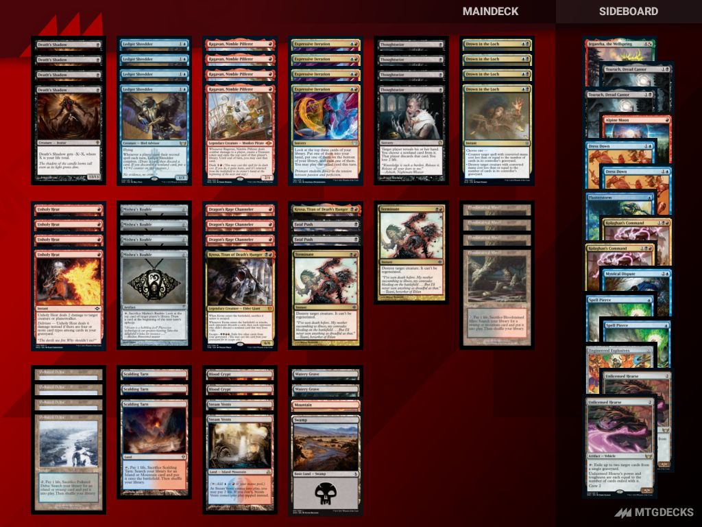 Modern Grixis Death's Shadow deck by Andreas kaas-mason • MTG DECKS