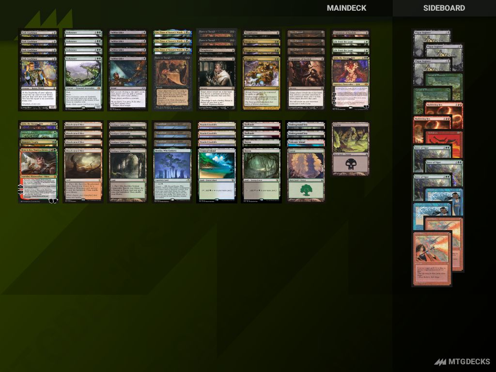 Legacy 4 Color Control deck by Alex Georgievski • MTG DECKS