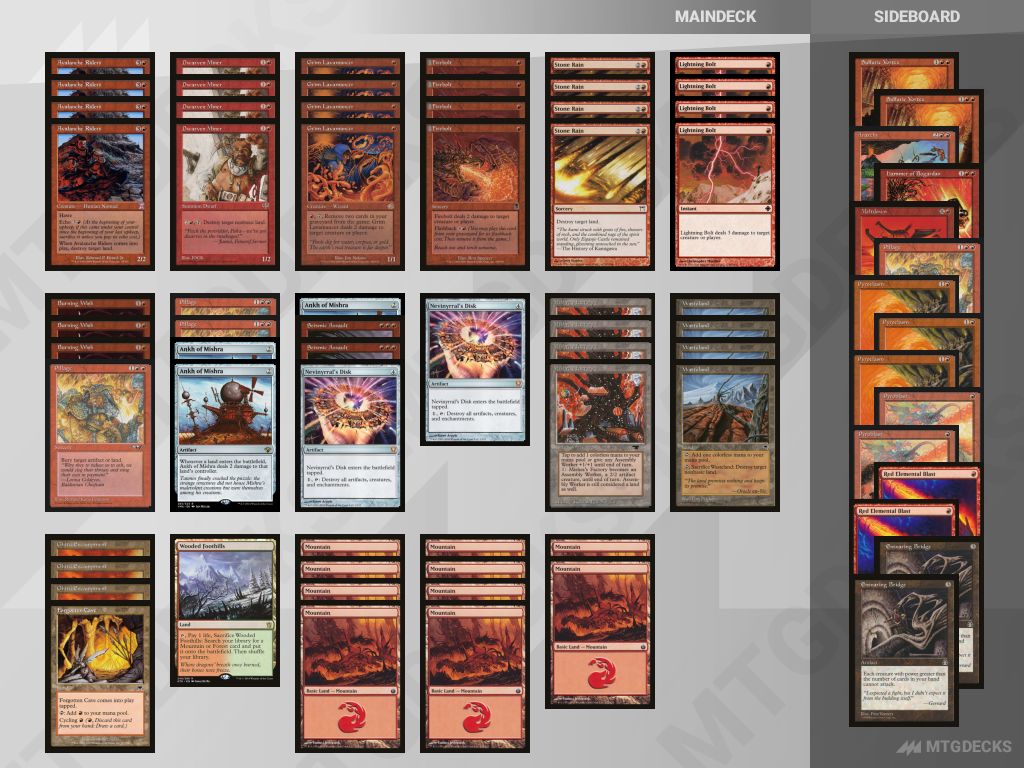 Premodern Slight Ponza deck by Benitron • MTG DECKS