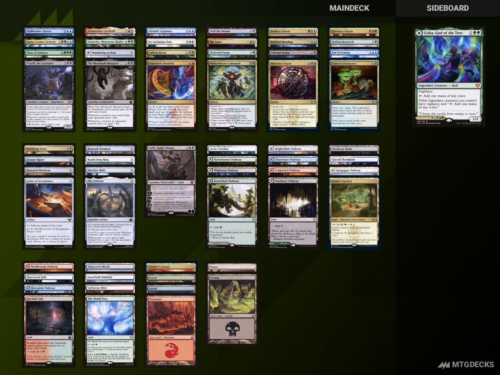 Brawl Esika, God of the Tree deck by MTGA-Assistant-Meta • MTG DECKS