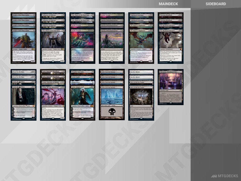 Explorer Mono Black Vampire deck by MTGA-Assistant-Meta • MTG DECKS