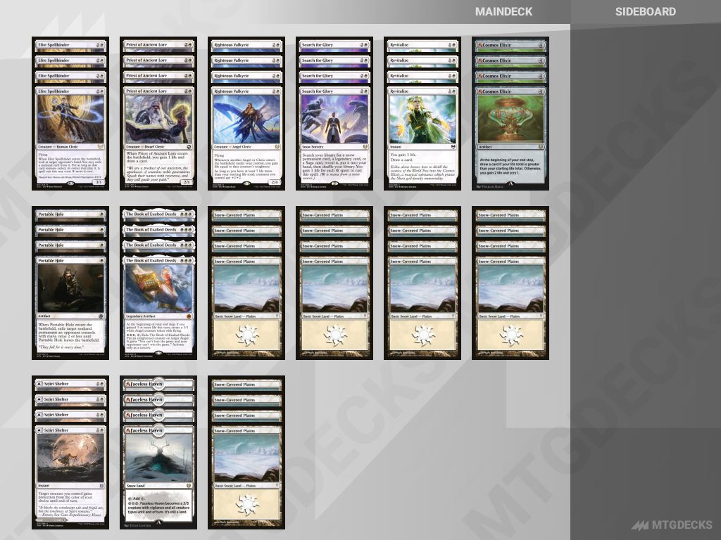 Arena Alchemy Mono White Prison deck by MTG Arena • MTG DECKS