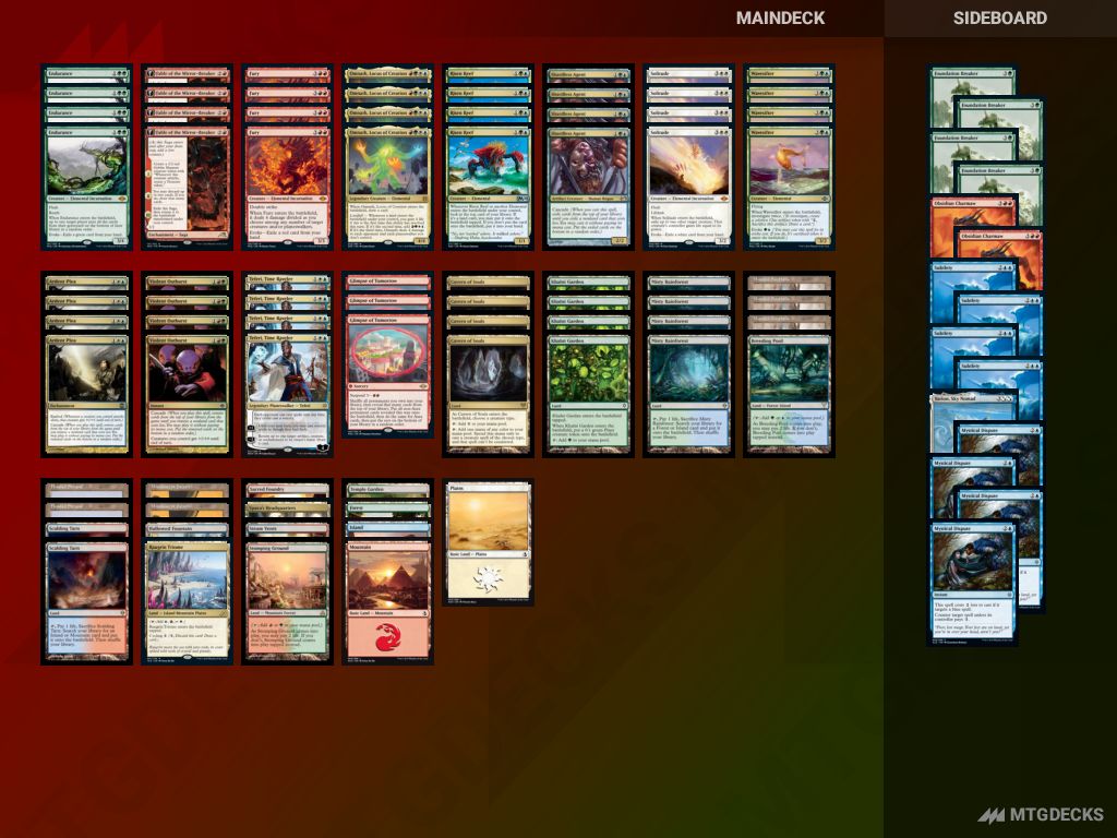 Modern Five-Color Glimpse deck by Richard Neal • MTG DECKS