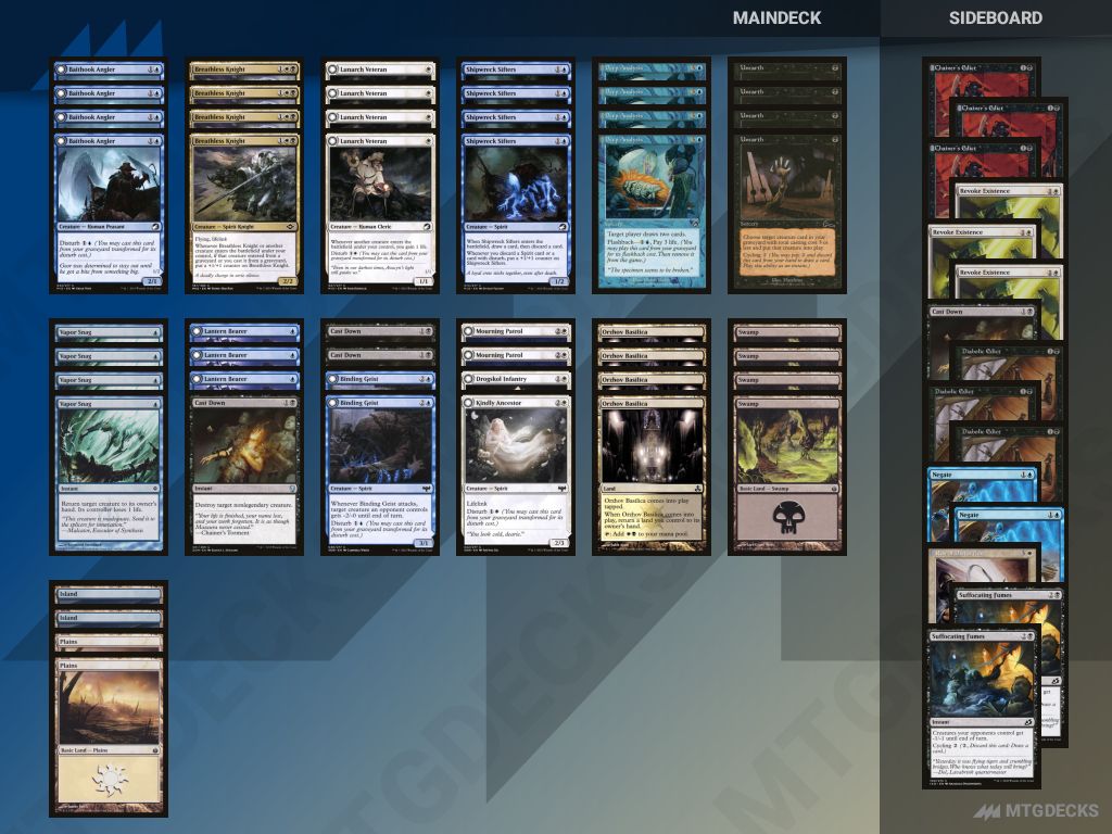 Pauper Breathless shipwreck (esper spirits) deck by darklordseth • MTG ...