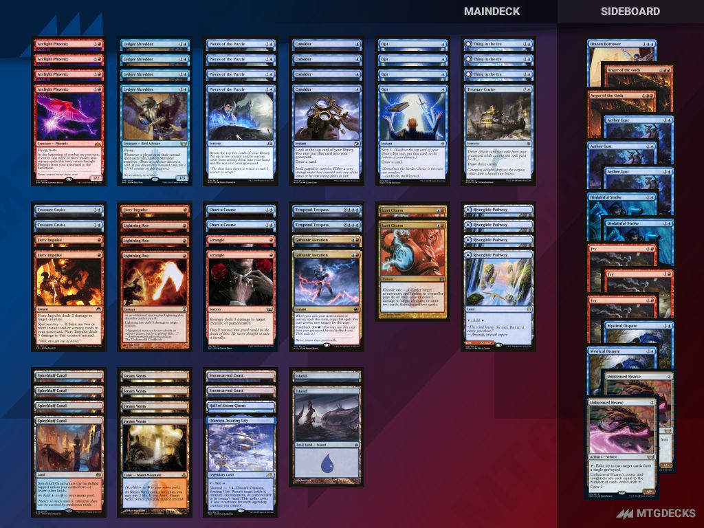 Pioneer Pioneer Izzet Phoenix by Evart Moughon deck by nachoubedamtg ...