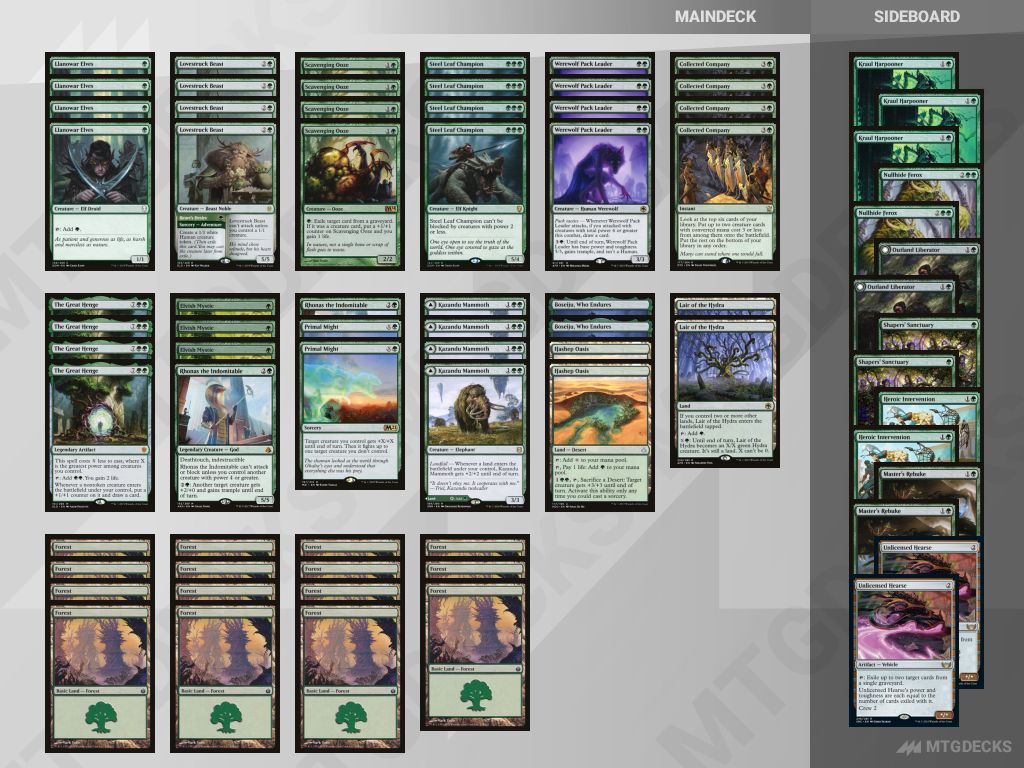 MTG Explorer Mono Green - 1508 top decks • MTG DECKS