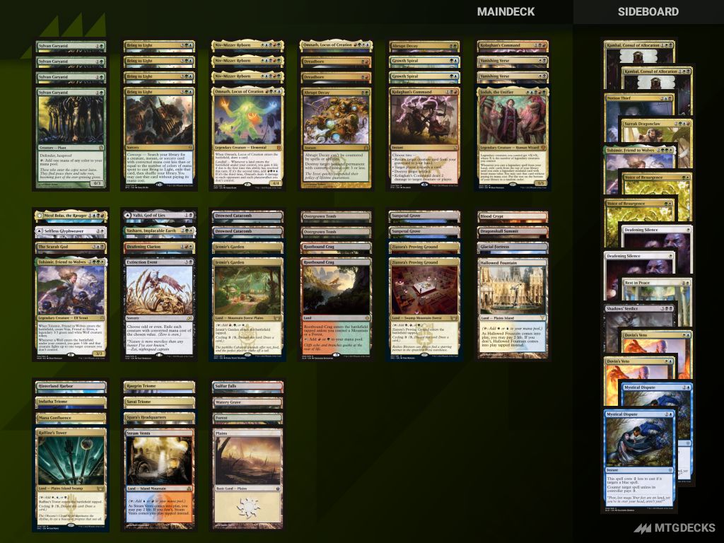 Pioneer 5 Color Niv-Mizzet deck by Raston • MTG DECKS