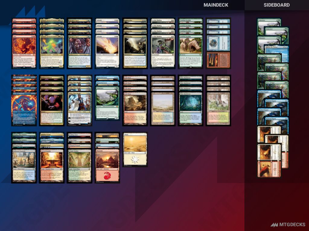 Modern Cascade Crash deck by Yoshida Kei • MTG DECKS