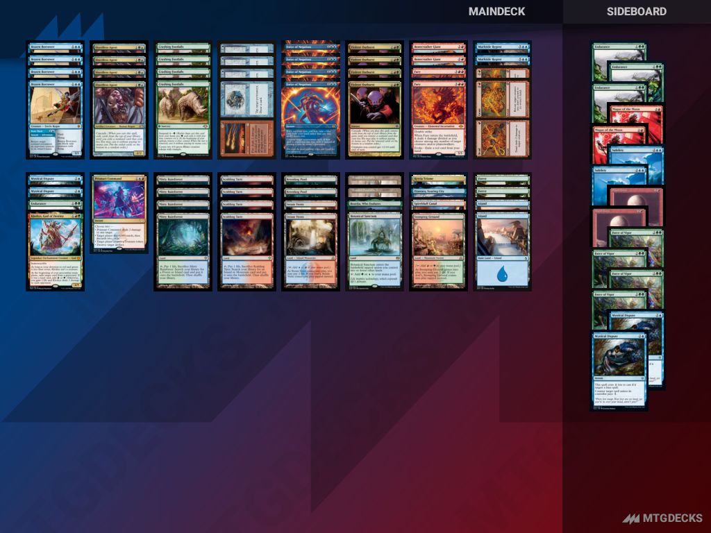 Modern Cascade Crash deck by Matsumoto Akihiro • MTG DECKS