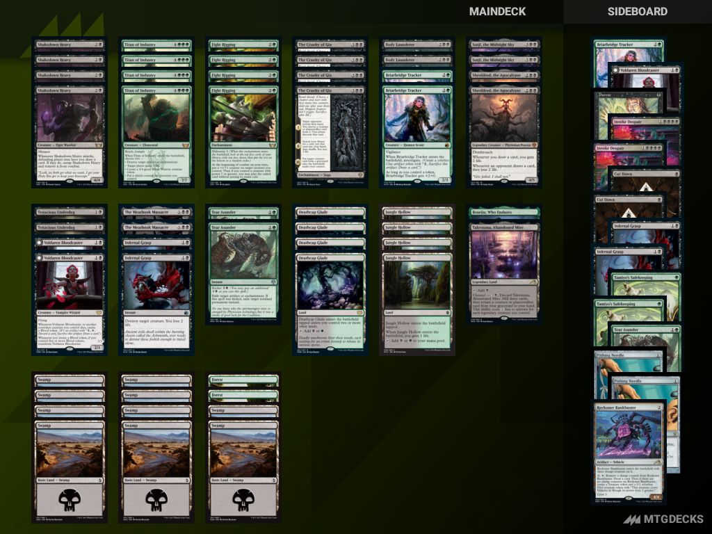 Arena Standard BO3 Rigged Rebirth deck by SirCrush • MTG DECKS