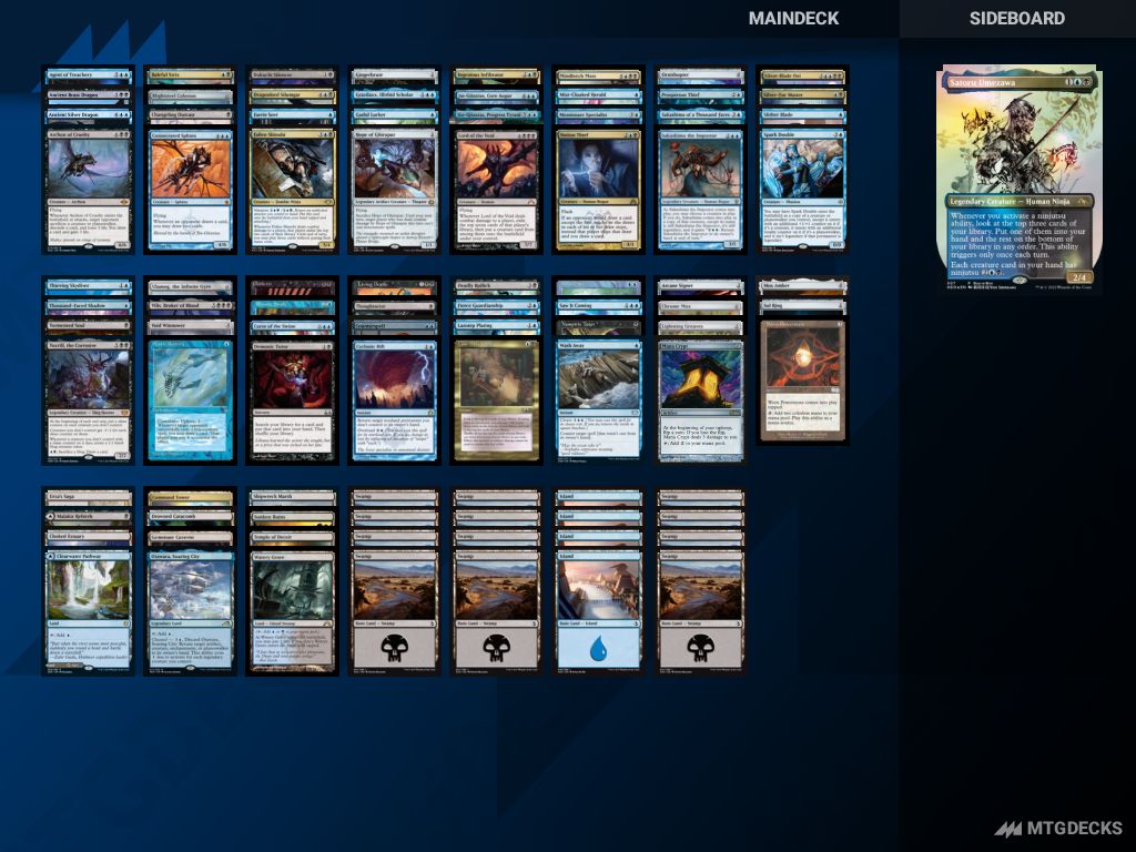 Commander Satoru Umezawa deck by Gaeggi • MTG DECKS