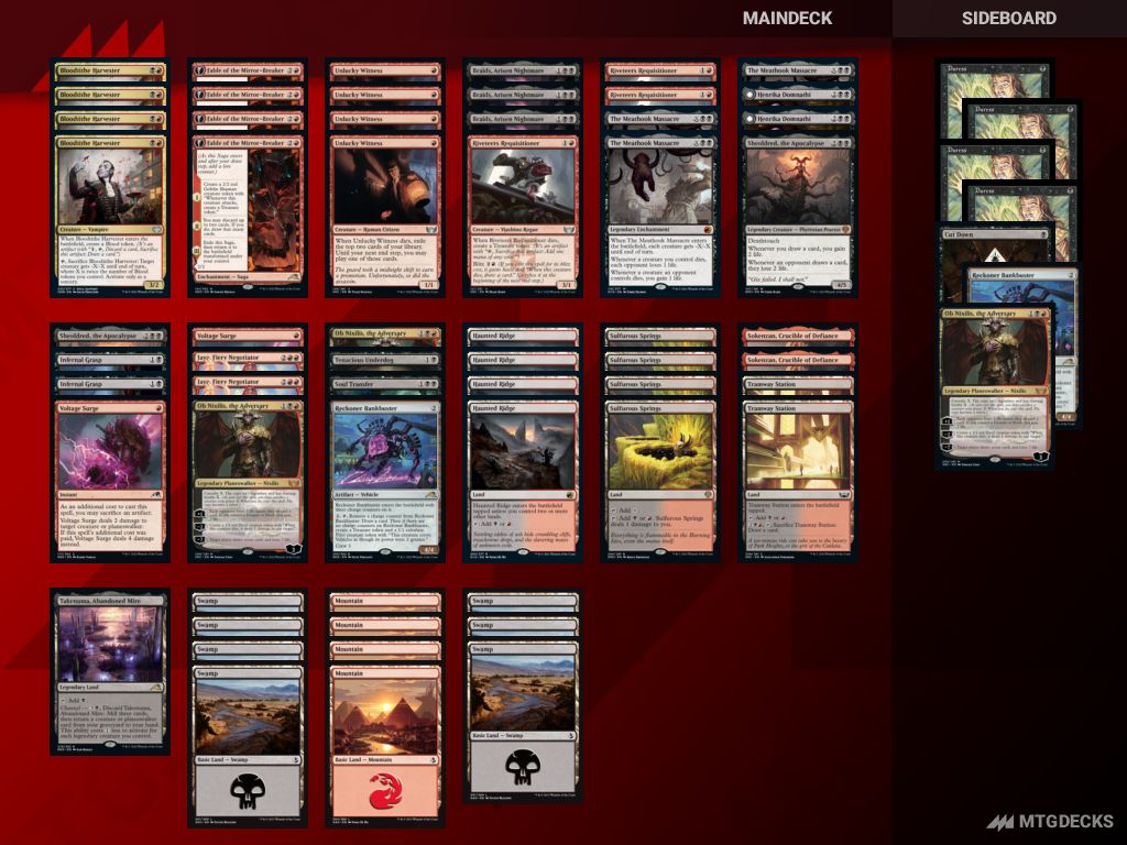 Arena Standard RB Sac V2 (S) deck by BobIsCool • MTG DECKS