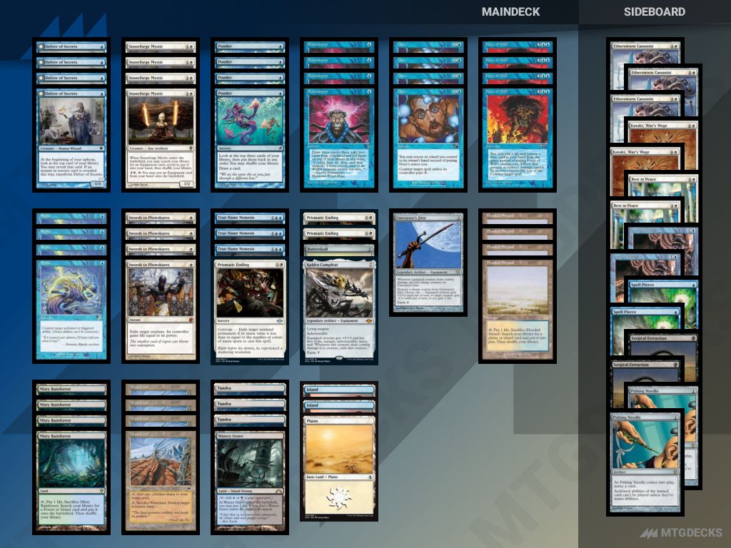 Legacy Delver Go deck by Shinmiya kazuki • MTG DECKS