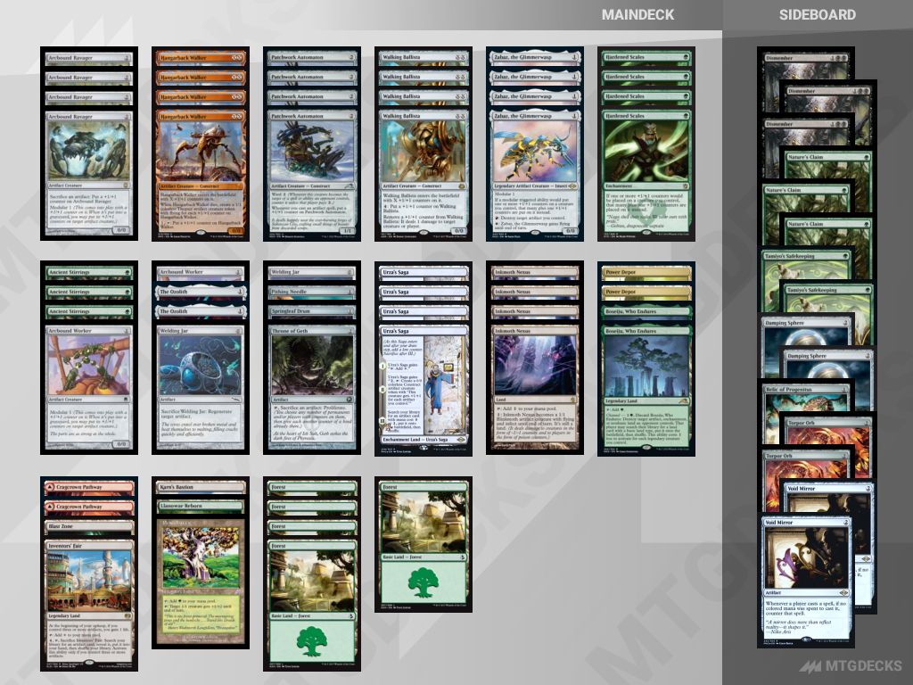 Modern Hardened Scales deck by Stan Splinter • MTG DECKS