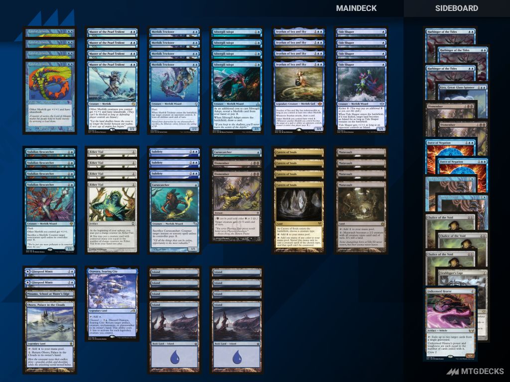 Modern Merfolk deck by GARRUK_911 • MTG DECKS