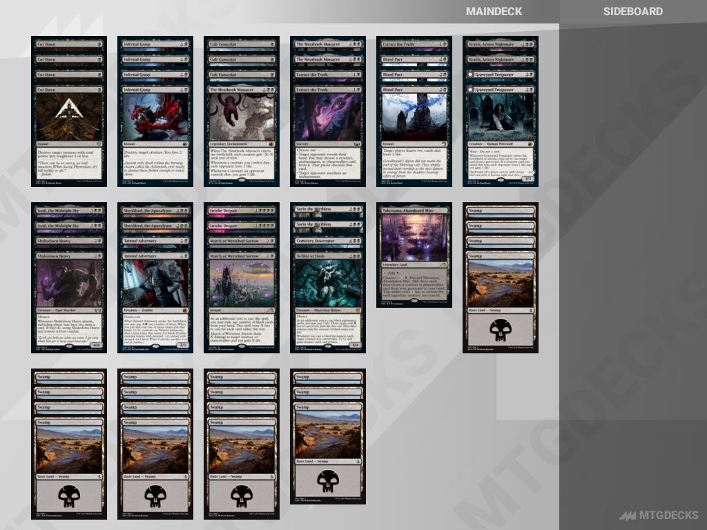 Arena Standard OP Black deck by ultimaweapon79 • MTG DECKS