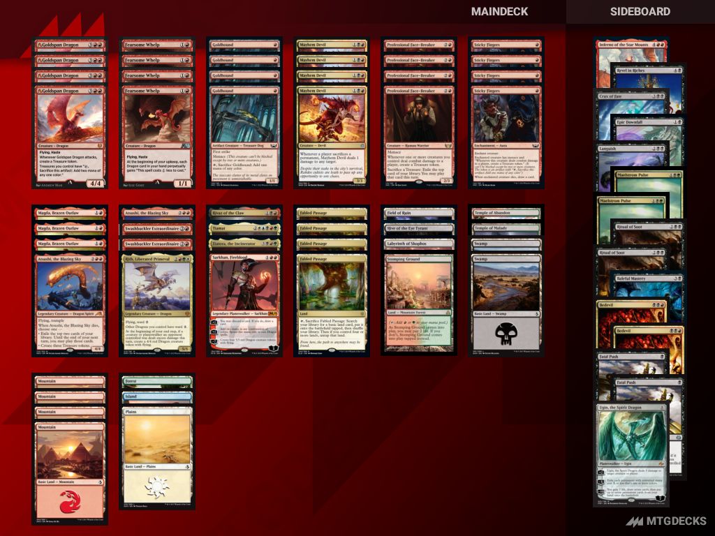 Arena Historic 5 Color Dragons deck by Platinum-Mythic Rank Player ...