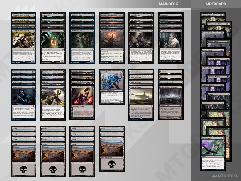Pioneer Zombies deck by mrbodingles • MTG DECKS