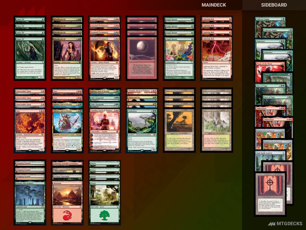 Modern Gruul Moon deck by Al_bertoR • MTG DECKS