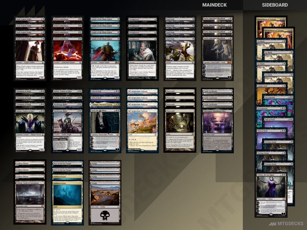 Pioneer Scary Broken Sorin, Scared Broke Saorin deck by Bandit Keith ...