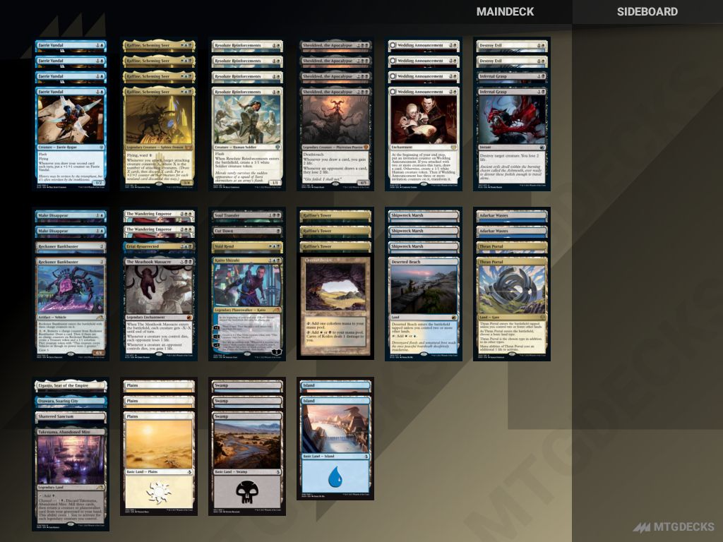 Arena Standard Raffine deck by L0BBY • MTG DECKS