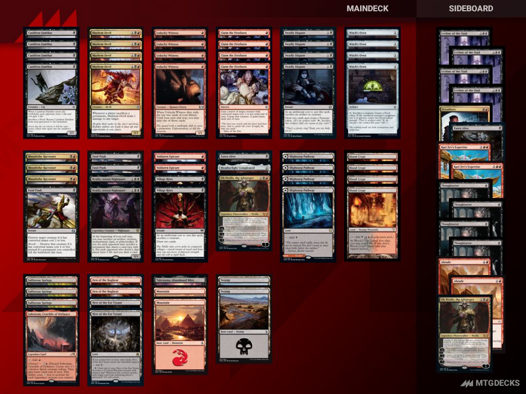 Pioneer Raktos SAC deck by Yawgmothh • MTG DECKS