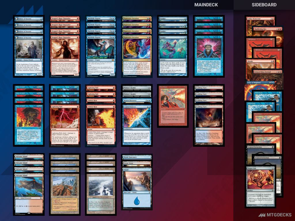 Legacy UR Delver deck by Sakamoto Taiga • MTG DECKS