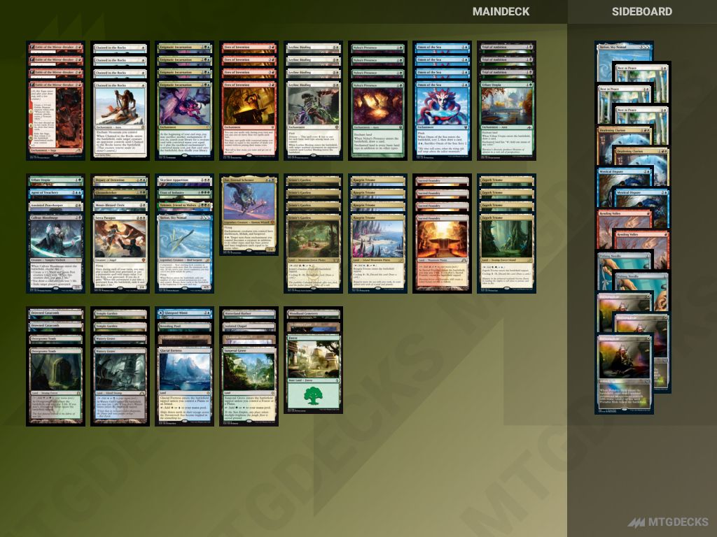 Pioneer Enigmatic Incarnation deck by alanalana • MTG DECKS