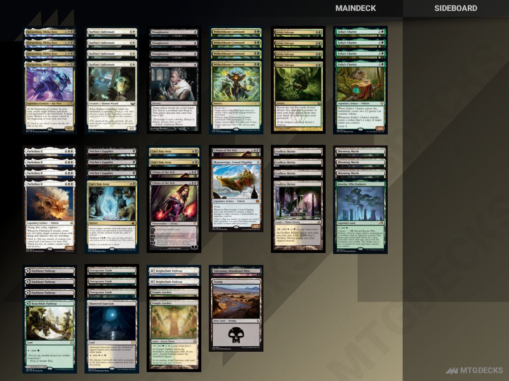 Arena Explorer E - Abzan Greasefang deck by Achux • MTG DECKS