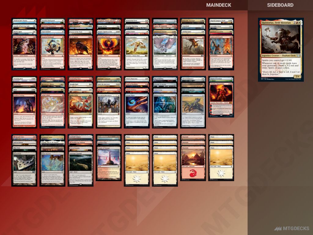 Historic-Brawl Quintorius, Brave Reclaimer deck by Dzzplayz • MTG DECKS