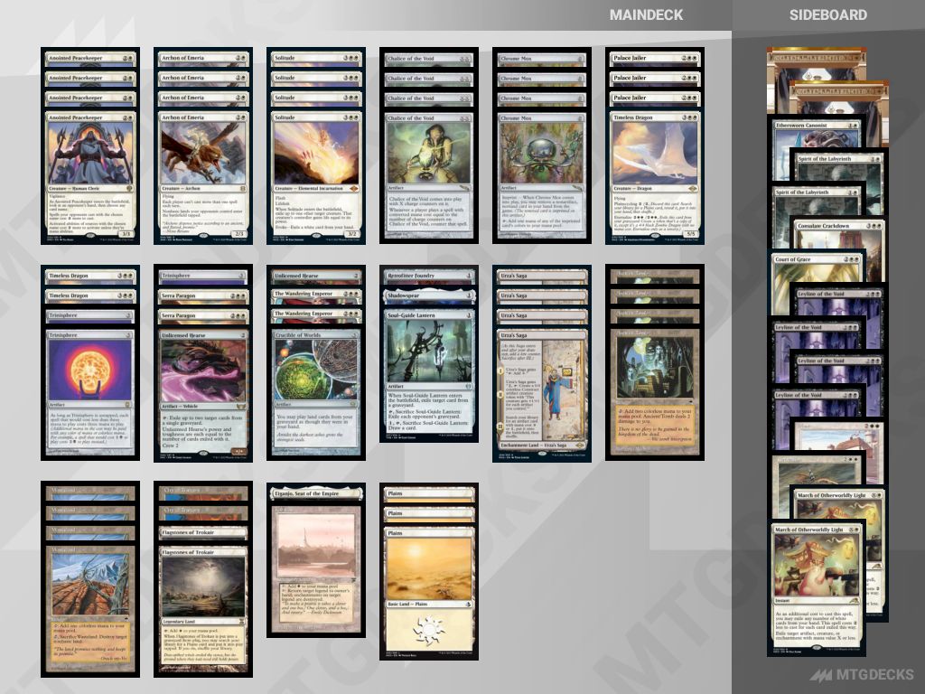 Legacy Mono White Prison deck by wazzaman • MTG DECKS
