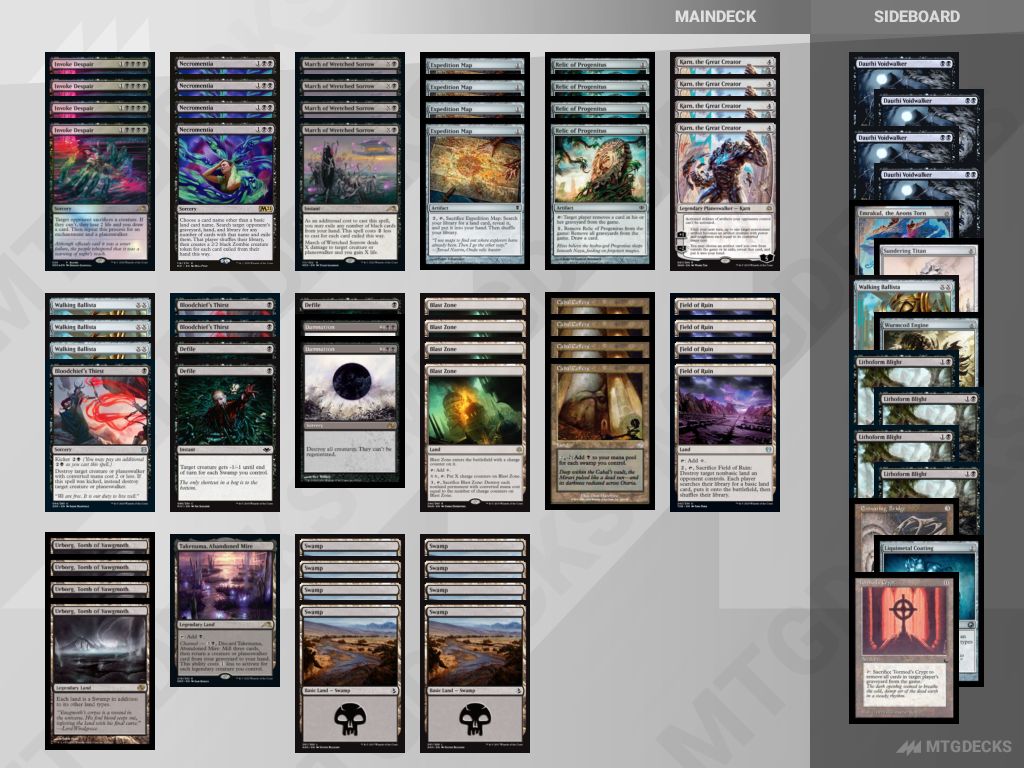 Modern Mono Black Coffers deck by mono_white • MTG DECKS