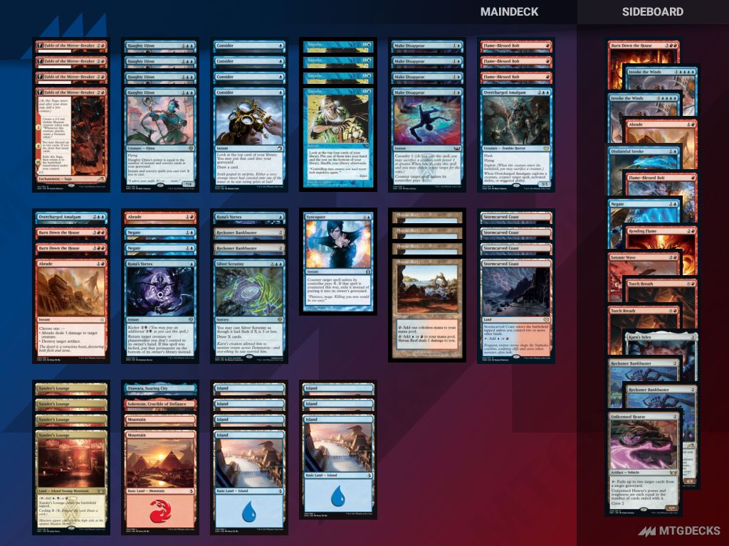 Standard UR Spells deck by Terasawa Kazuya • MTG DECKS