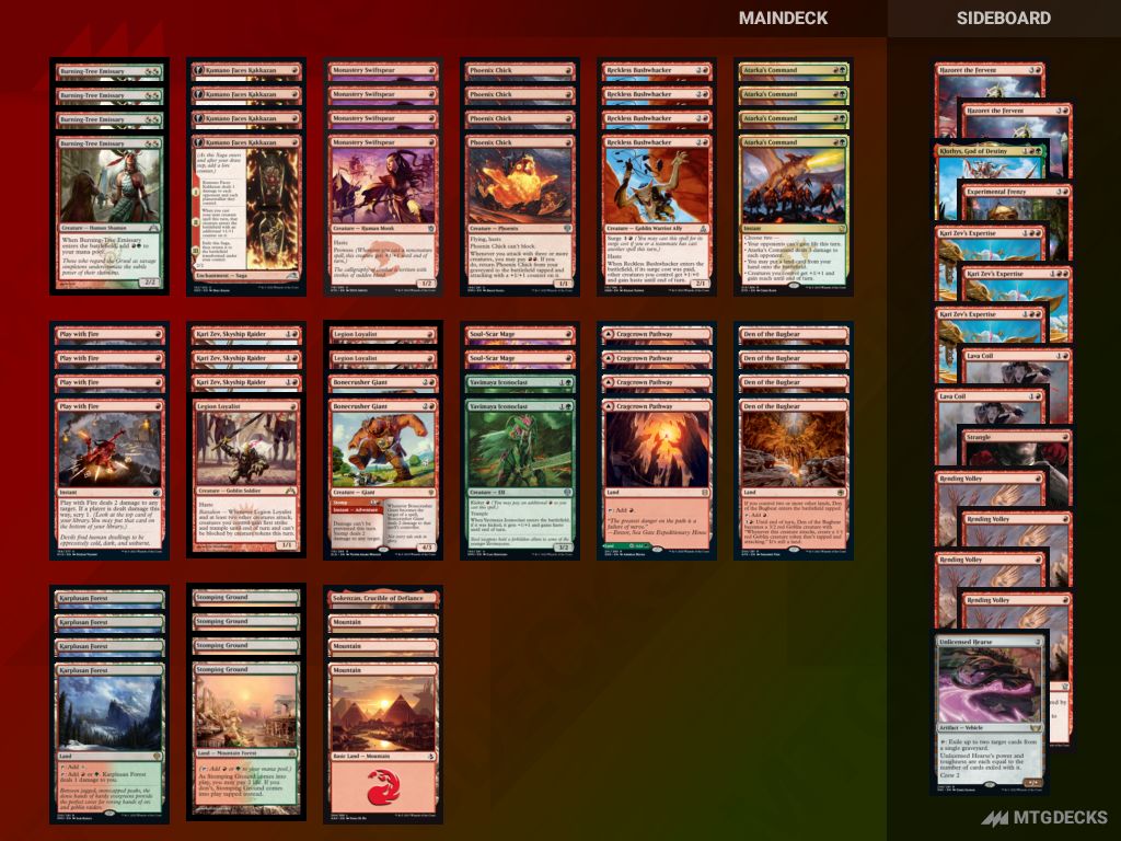 Pioneer RG Aggro deck by Oosawa Hiroaki • MTG DECKS