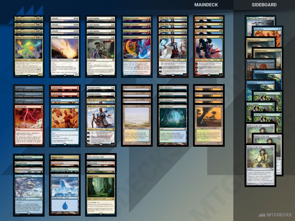 Modern Four-color Control deck by Mack Endress • MTG DECKS