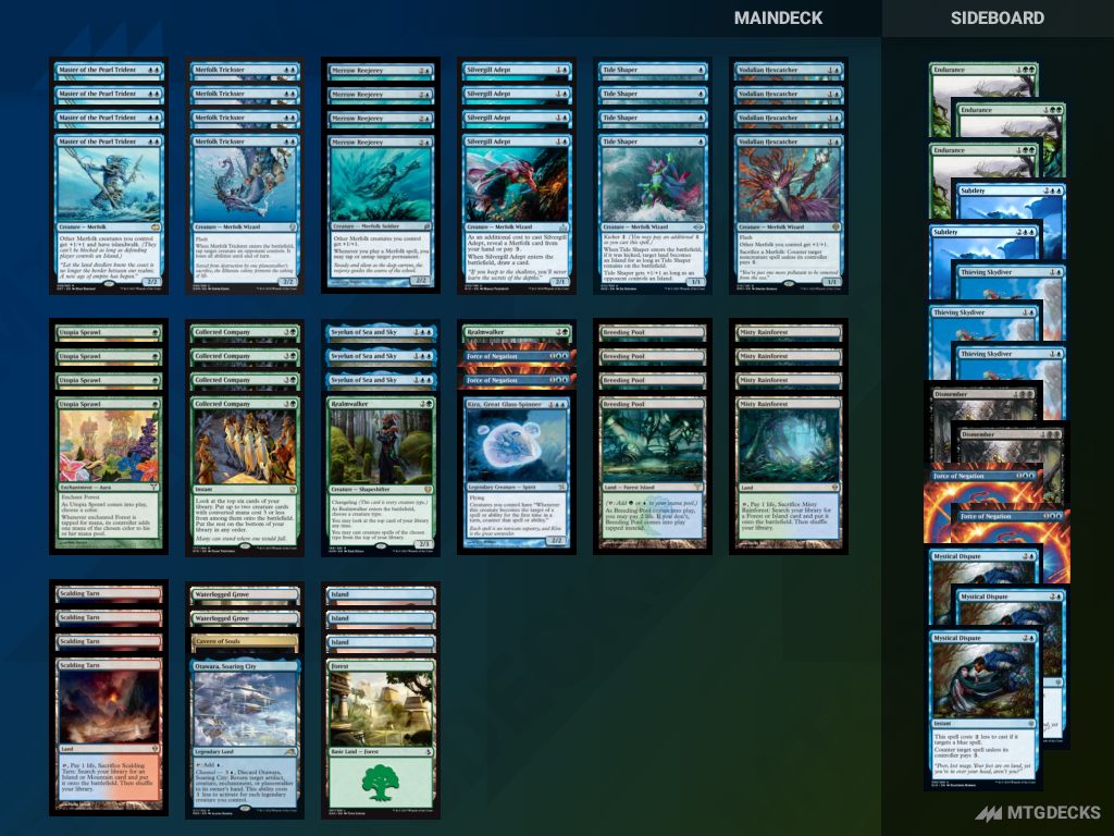 Modern Merfolk deck by Watahiki Satoru • MTG DECKS
