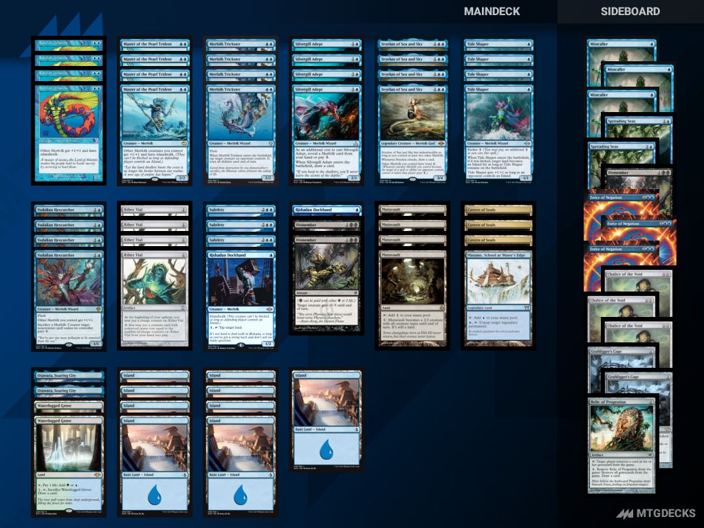 Modern Merfolk deck by Ziene • MTG DECKS