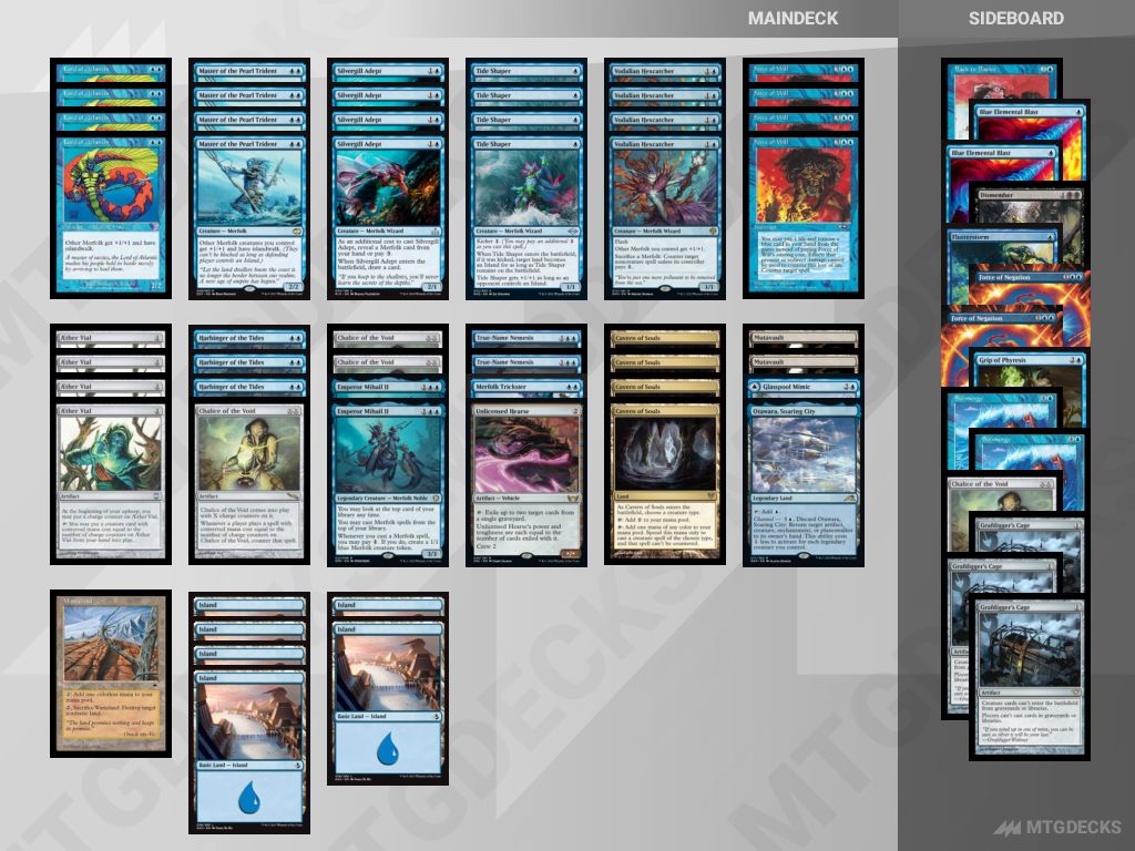 Legacy Merfolk deck by aceoum • MTG DECKS