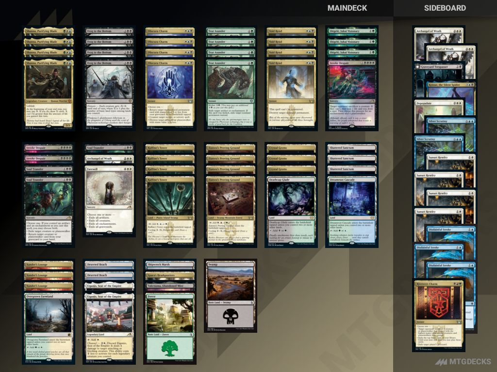 MTG Standard Dominaria United 4 Color Shigeki top decks • MTG DECKS