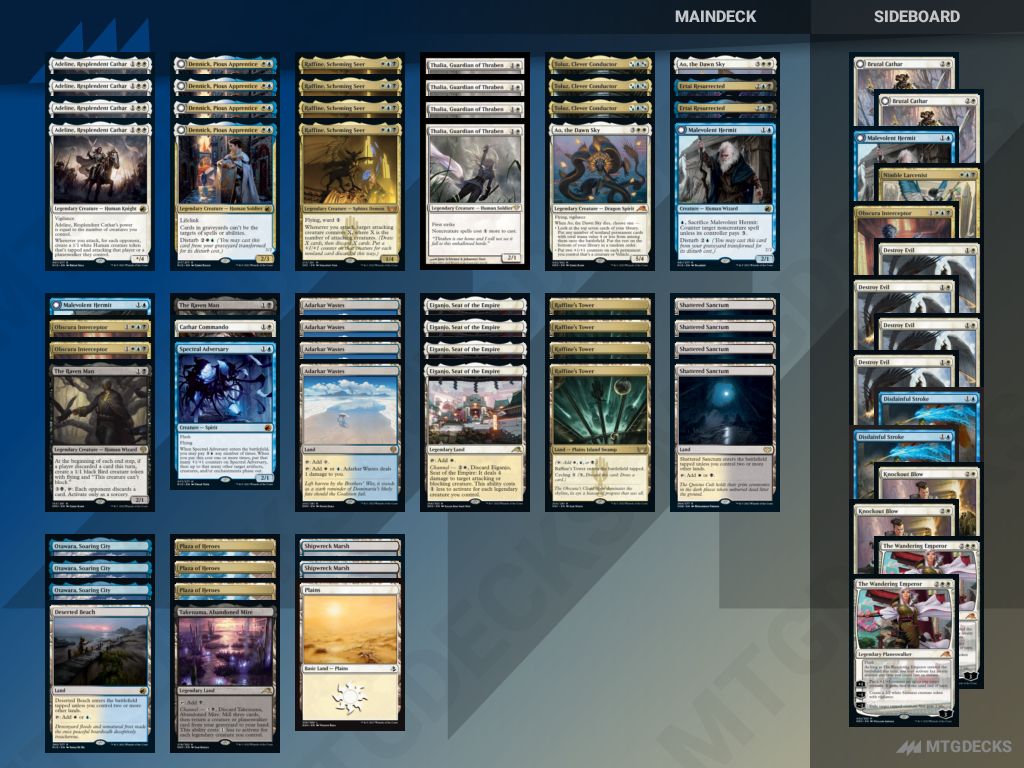 Standard Esper Connive deck by _Falcon_ • MTG DECKS