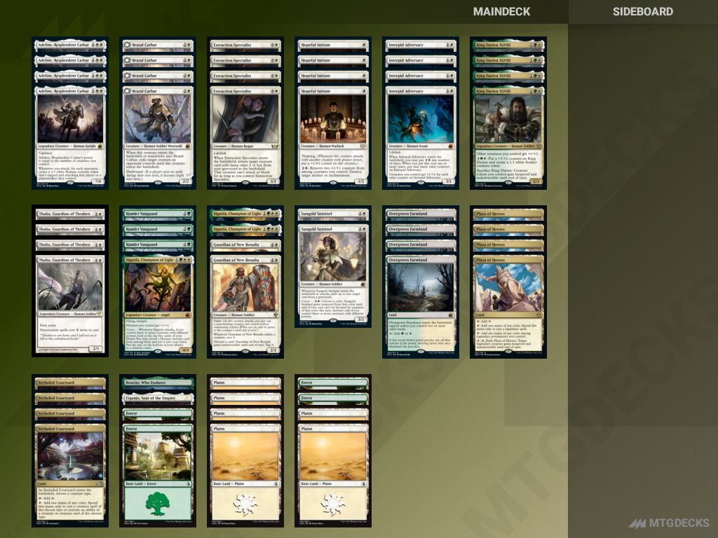 Arena Standard King_Darien deck by zuigras • MTG DECKS