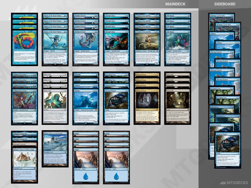 Modern Merfolk deck by Tulio_Jaudy • MTG DECKS