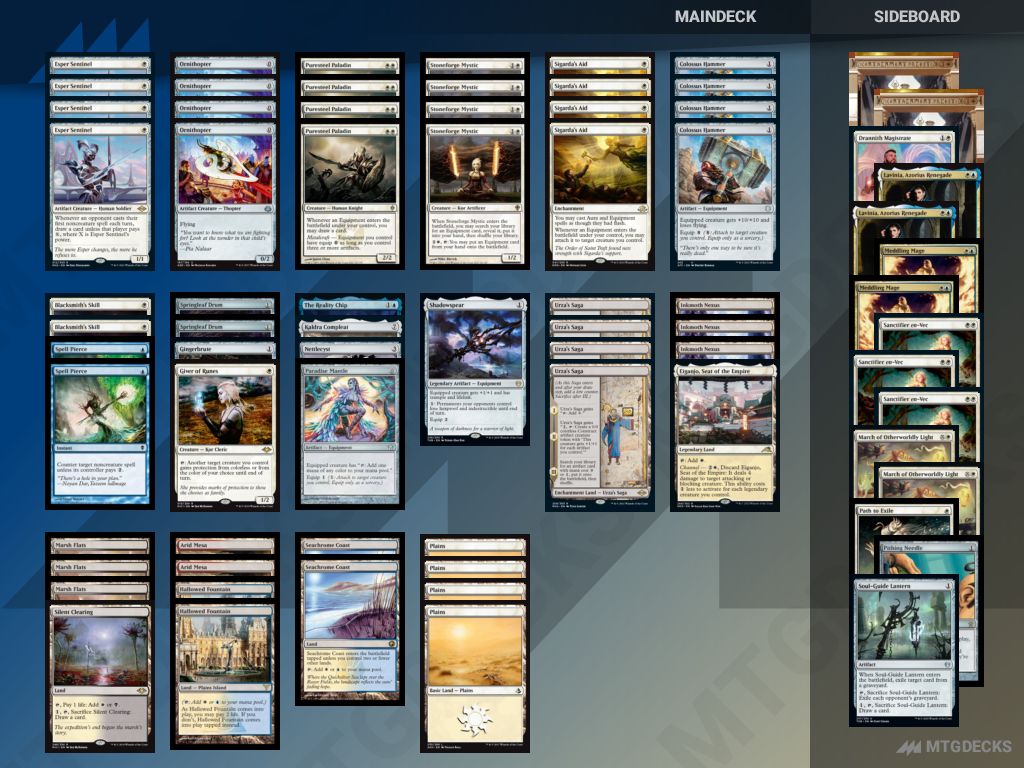 Modern Hammer Time deck by xuejian • MTG DECKS