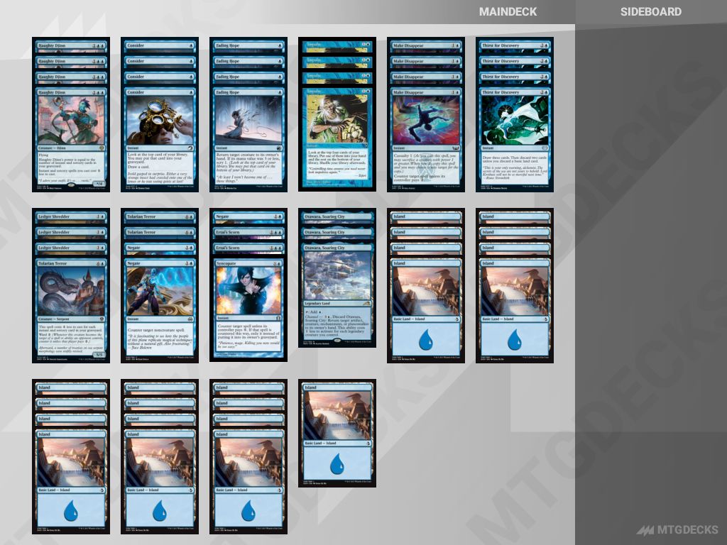 Arena Standard S The Big Blue deck by Lobo Blanco • MTG DECKS