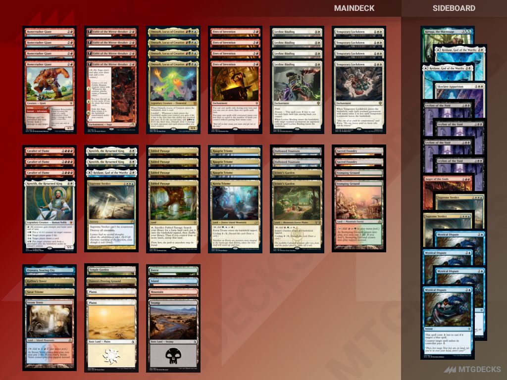 Pioneer Four-color Combo deck by Michael DeBenedetto-Plummer • MTG DECKS