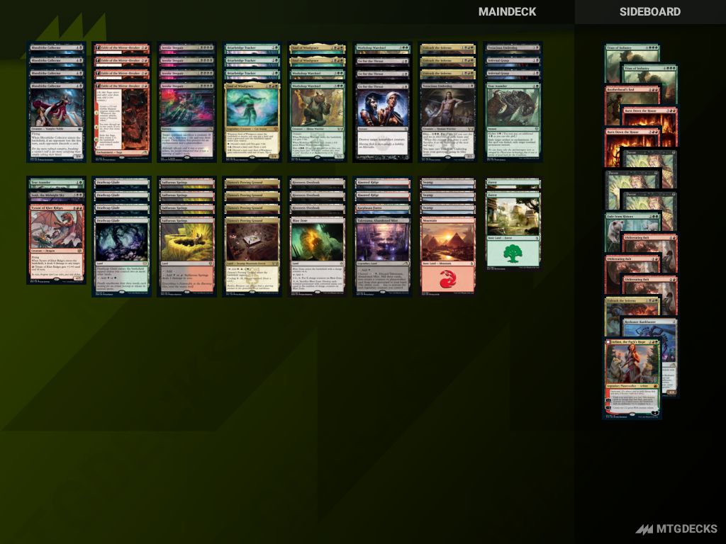 Standard BRG Aggro deck by Morita Fuyuki • MTG DECKS