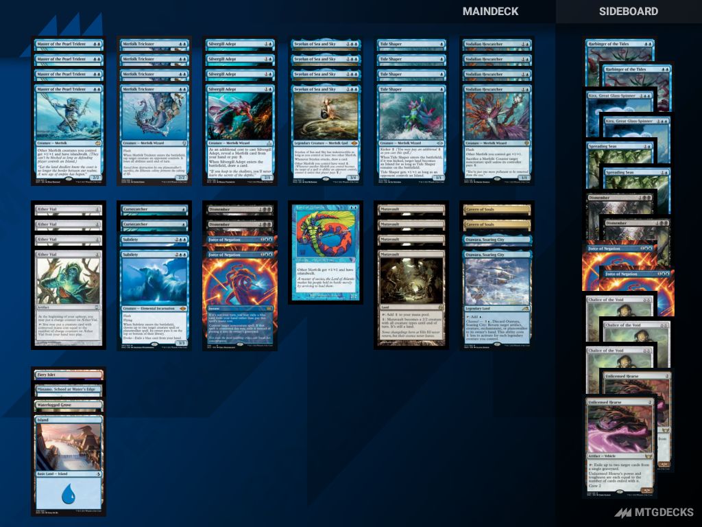 Modern Merfolk deck by teh_godfather • MTG DECKS